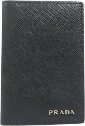 Prada Pre-owned Porte-cartes - Homme - Pre-owned - Noir - Taille: ONE Size