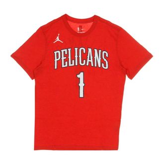 Nike Homme, Tops, Rouge, Taille: L T-Shirt Statement Zion Williamson