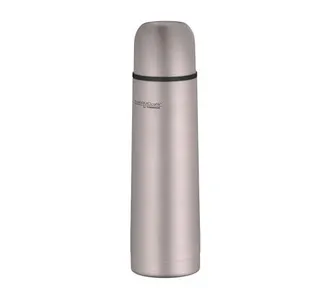Thermocafé by Thermos TC BEVERAGE BOTTLE Bouteille isotherme, rose mat, 0,50 l, avec gobelet en acier inoxydable, chaud 12 h et froid 24 h, anti-fuite, pour lécole, les dép