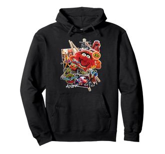 Disney Muppets Animal Dr. Teeth and The Electric Mayhem Pullover Hoodie