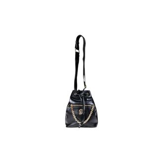 Liu Jo Femme, Sacs, Noir, Taille: ONE Size Logo Chain Bucket Bag