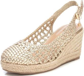 Xti Femme 142892 Sandale cale, Or, 37 EU