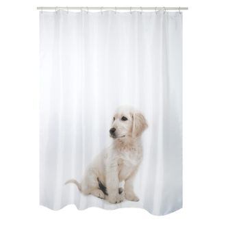 MSV Anti-Schimmel Duschvorhang - Anti-Bakteriell, waschbar, wasserdicht, Polyester, 180x200cm Scott Wei&szlig;