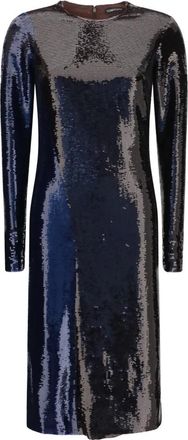 Tom Ford Zweifarbiges Paillettenkleid - - Dresses - Damen - Blau - XS
