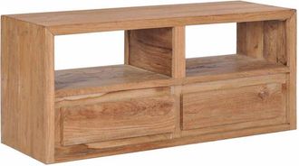 vidaXL Meuble TV 90x30x40 cm bois de teck solide vidaXL