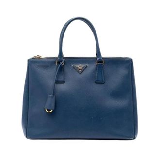 Prada Pre-owned Sacoche Saffiano - Femme - Pre-owned - Bleu - Taille: ONE Size