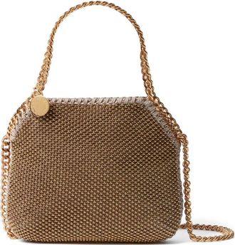 Stella McCartney Femme, Sacs, Brun, Taille: ONE Size Mini Sac Cabas Falabella en Maille