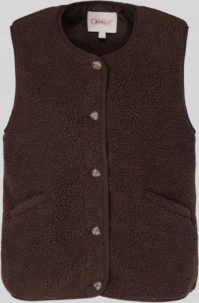Only Regular Fit Weste in Teddyfell-Optik Modell BABY