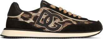 Dolce & Gabbana Baskets Dg Rembourr&eacute;es En Tissu Imprim&eacute; L&eacute;opard