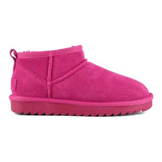 Colors Of California Fuchsia Wildleder Winter Stiefeletten - - Shoes - Damen - Rosa - 40 EU