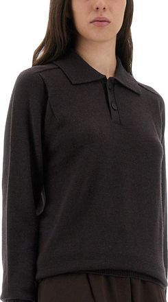 STUDIO NICHOLSON Inverness Sweater - Brown