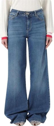 Liu Jo Femme, Jeans, Bleu, Taille: W33 Cotton Flared Jeans