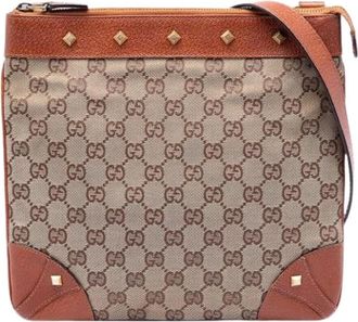 Gucci Sac bandouli&egrave;re en toile Pre-owned - Femme - Pre-owned - Beige - Taille: ONE Size