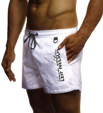 LEIF NELSON Badehose für Herren | Badeshorts & Schwimmhose | Swimming Shorts Men | Kurze Badehose | LN-9215