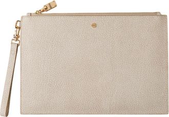 Borbonese Femme, Sacs, Beige, Taille: ONE Size Clutches