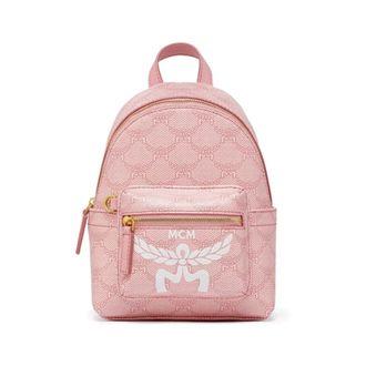 MCM Mcm, unisex, Sacs, Rose, Taille: ONE Size Stark Lauretos Xmini Backpack