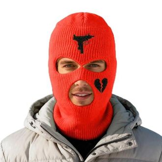 Generic Bonnet dhiver en tricot avec cache-oreilles et visi&egrave;re pour les activit&eacute;s de plein air et les activit&eacute;s de plein air par temps froid, Orange, taille u