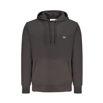 Calvin Klein Schwarzer Baumwollhoodie f&uuml;r M&auml;nner - - Sweatshirts & Hoodies - Herren - Schwarzk - XL