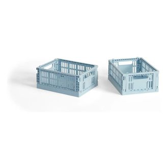 HAY Cagettes pliables Crate - Set de 2 Hay