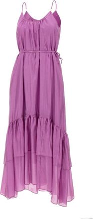 Liu Jo Femme, Robes, Rose, Taille: 40 FR Tiered Ruffle Maxi Dress