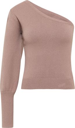 Faina Strickpullover Damen dunkeltaupe