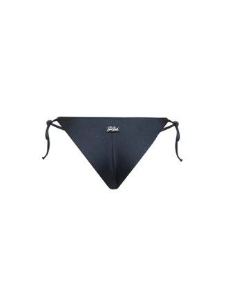 MC2 Saint Barth Womens Bikini Bottom Marielle Plate Blue Lycra Polyamide Swimwear Sea Clothing