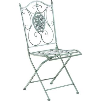 Clp Chaise de fer &eacute;l&eacute;gante r&eacute;tive disponible en diff&eacute;rentes couleurs colore : Vert antique