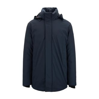 Save The Duck Herrenmantel mit Rei&szlig;verschluss und Druckknopf - - Jackets - Herren - Blau - L