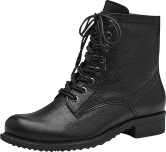 Tamaris Damen Stiefelette Leder bequem; BLACK, EU 37