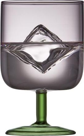 Lyngby Glas Verre à vin 30 cl Rose/Vert
