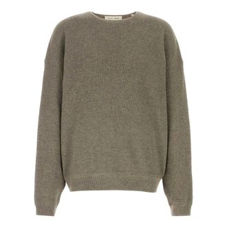 Fear of God Homme, Pulls, Gris, Taille: M Pull gaufr&eacute; col rond Ann&eacute;es 90