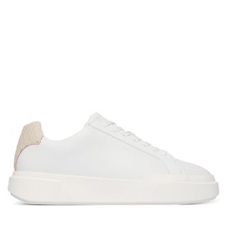 Calvin Klein Sneakers Calvin Klein Chunky Cupsole Laceup Lth Bt Aop HM0HM02070 Wei&szlig;