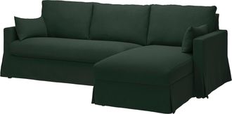IKEA HYLTARP 3er-Sofa mit Récamiere, rechts