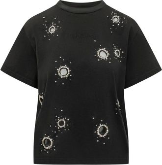 Des_Phemmes DES Phemmes, Femme, Tops, Noir, Taille: 36 FR T-shirt classique &agrave; manches courtes