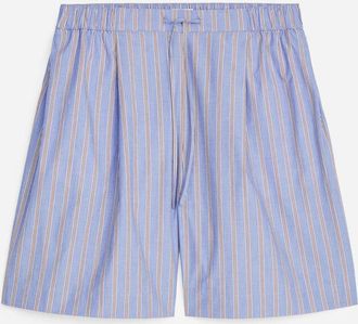 Arket Culotte Aus Baumwolle -Blau