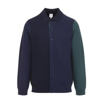 Paul Smith Merino-Woll Cardigan - - Knitwear - Herren - Mehrfarbig - M