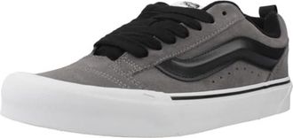 Vans Knu Skoll Baskets unisexes, gris, 8.5 Women/7 Men