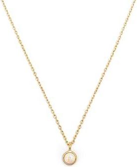 Singularu Collier Hope. Laiton avec placage en Or 18Kt et Pierre Synthétique. Bijoux pour femme