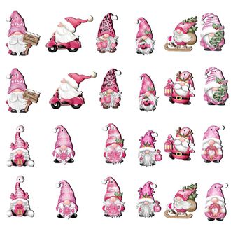 Generico Zwergen-Dekoration: Weihnachts-Zwerganh&auml;nger in Standardgr&ouml;&szlig;e, fr&ouml;hlicher Elfenanh&auml;nger, Feier- -Anh&auml;nger, fr&ouml;hliches Set zur Pr&auml;sentation von Hausb&auml;u