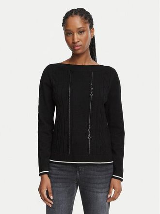 Liu Jo Pullover TF6189 MS63L Schwarz Regular Fit
