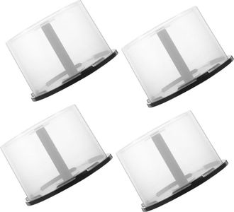 NUOBESTY 4 Stück Runde CD DVD Aufbewahrungsbox aus Kunststoff Leerer DVD Halter Tragbar und Kratzfest für Zuhause und Auto Platzsparende Aufbewahrungsbox