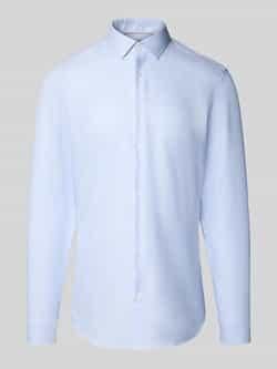 Jake*s Super Slim Fit Business-Hemd mit Kentkragen