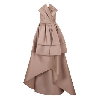 Alberta Ferretti Damen, Kleider, Beige, XSGr&ouml;&szlig;e