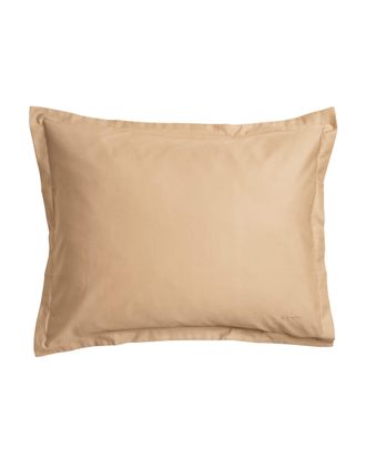 GANT Sateen Kopfkissenbezug einzeln Farbe Dark Almond Gr&ouml;&szlig;e 40x40cm