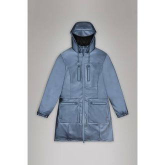 Rains Femme, Manteaux, Bleu, Taille: 40 FR Cargo Curve Jacket