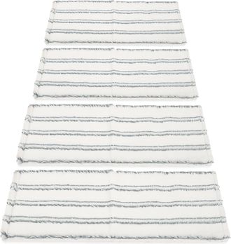 Com-Four 4X Mikrofaser Ersatzbezug - Wischbezug für 42 cm Bodenwischer - Wischmopp-Bezug für alle Bodenarten - Maschinenwaschbar bei 60 Grad - Langlebiger Putz