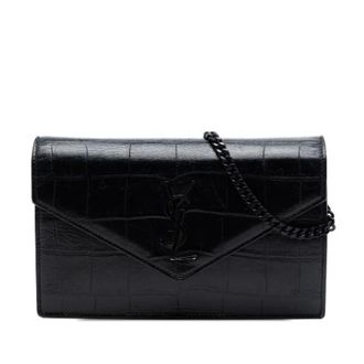 Saint Laurent Pre-owned Wallet on Chain - - Pre-owned - Damen - Schwarzk - ONE SIZE