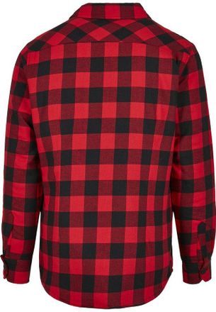 Urban Classics Kurzarmshirt Urban Classics Herren Padded Check Flannel Shirt (1-tlg)