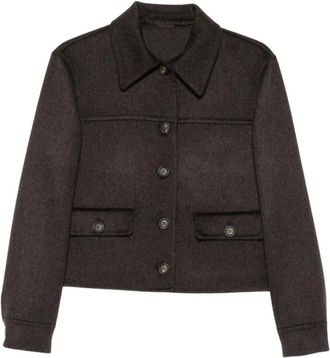 Brunello Cucinelli Femme, Vestes, Brun, Taille: 38 FR Veste L&eacute;g&egrave;re