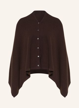 Rosemunde Poncho Mit Cashmere braun
